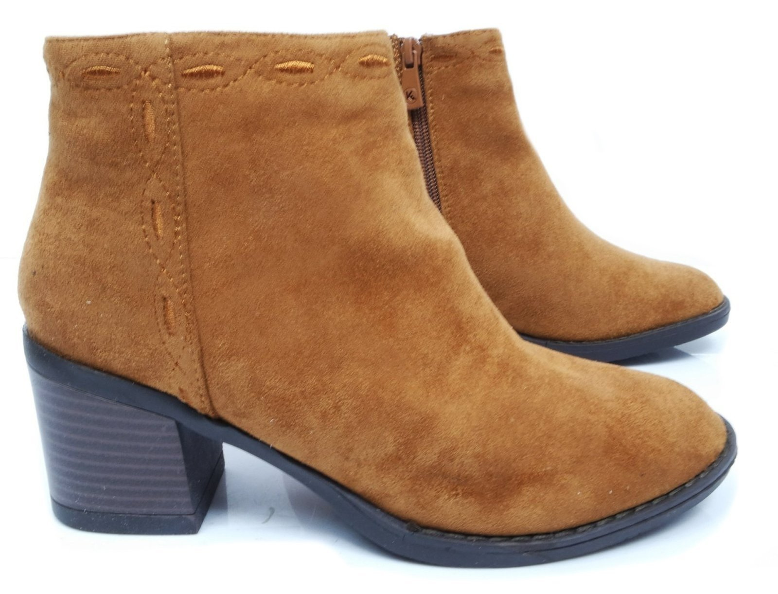 DAMSKIE RUDE BOTKI rudy | Obuwie Damskie \ Botki Damskie